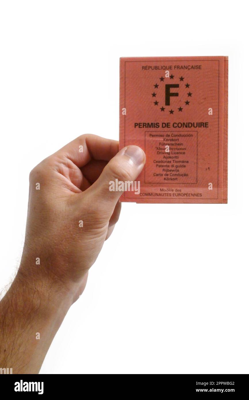 French driving license hi-res stock photography and images - Alamy