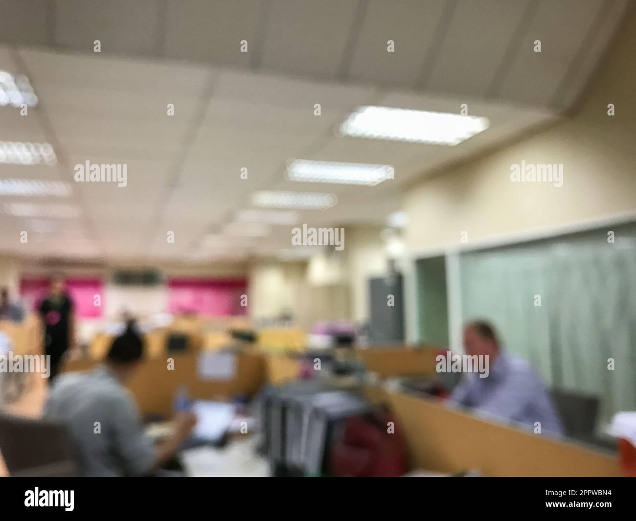Blur of office environment working background Stock Photo - Alamy