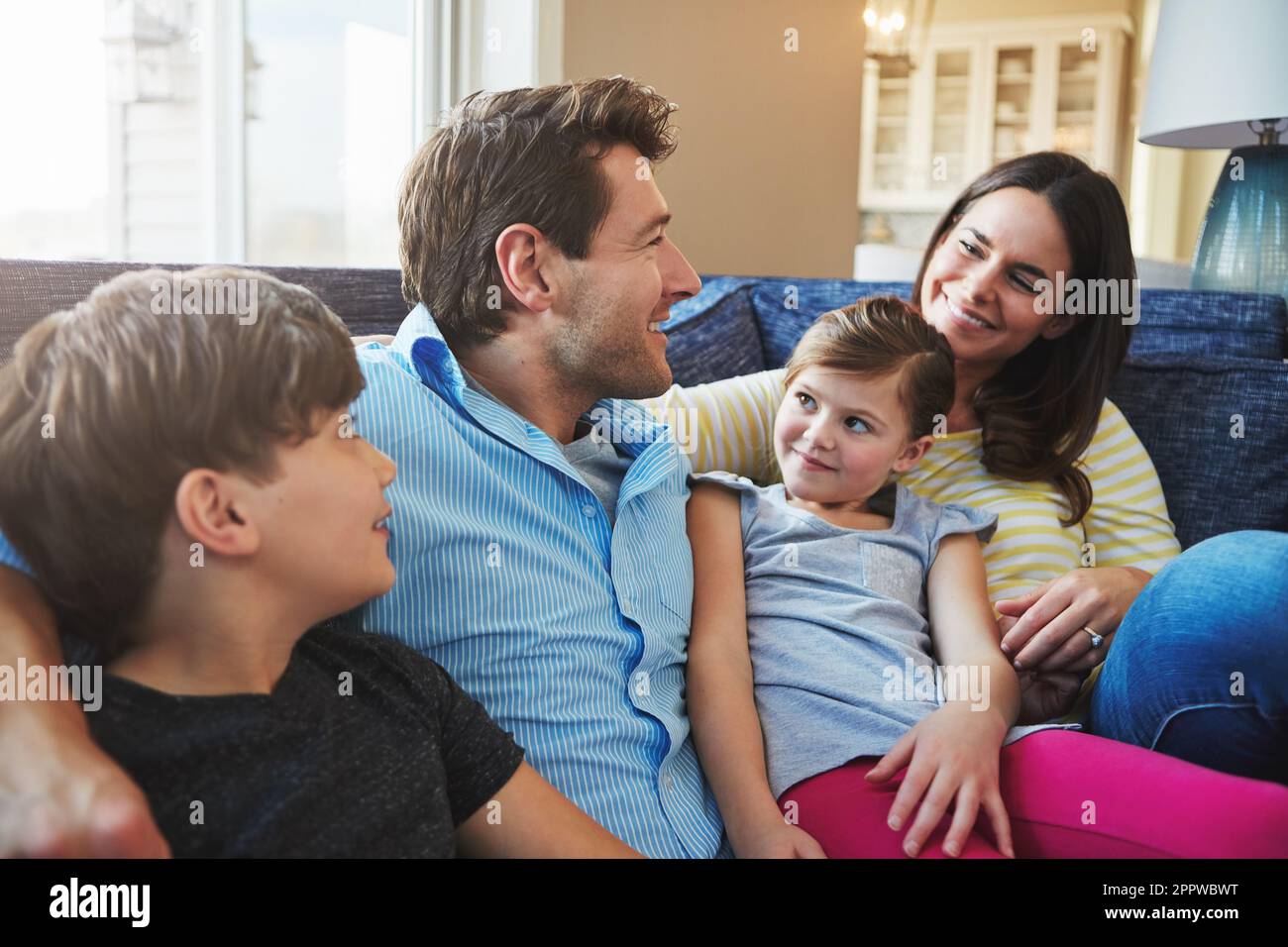 Lifes ultimate and true blessing is family. a happy family bonding ...