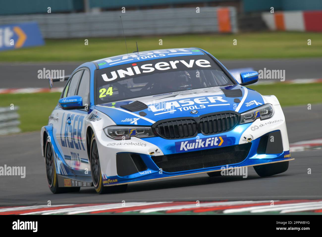 BTCC 2023, British Touring Car Championship, Donington Park Circuit, Jake Hill, Laser Tools ...