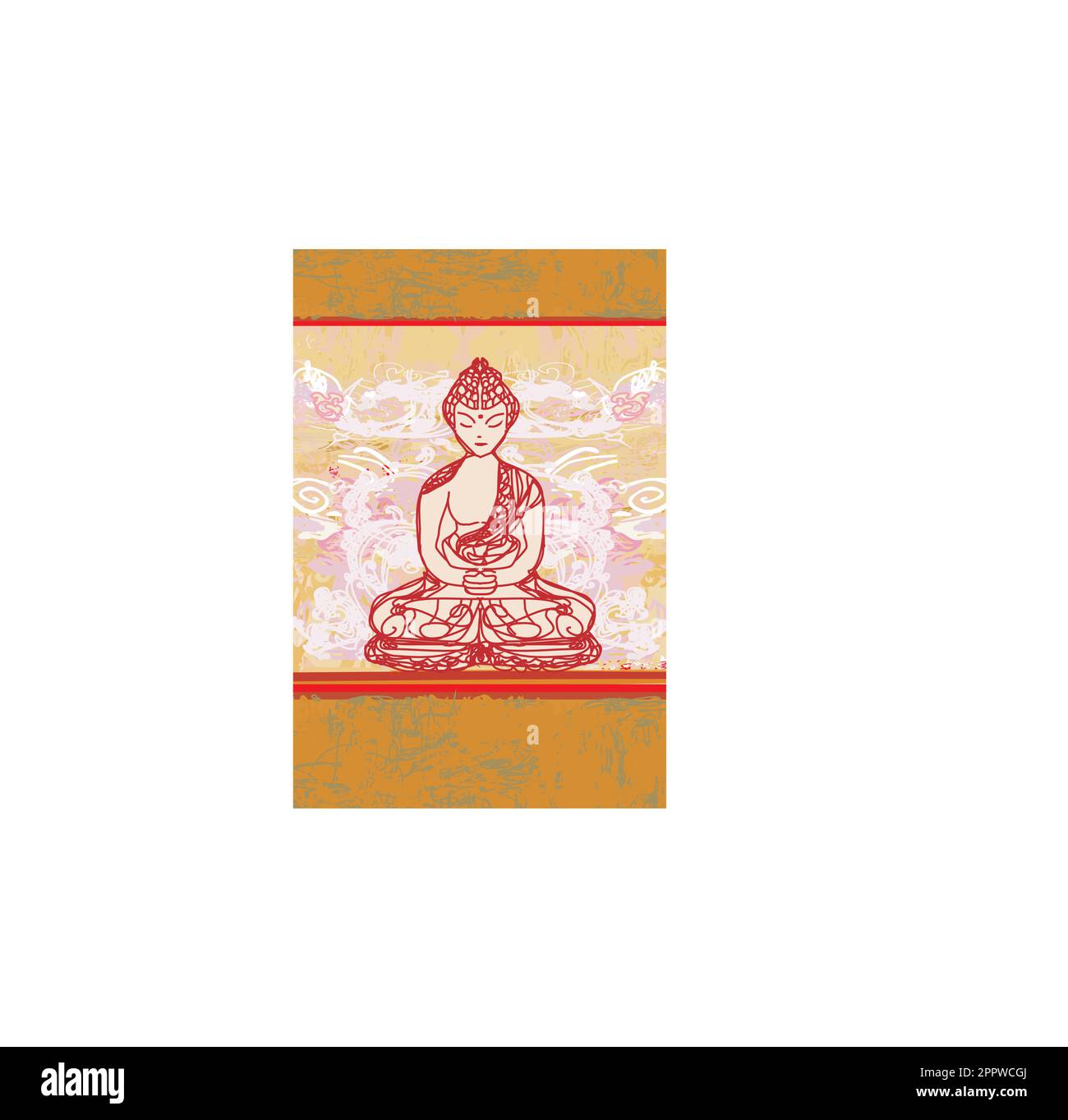Vector of Chinese Traditional Artistic Buddhism Pattern Stock Vector ...