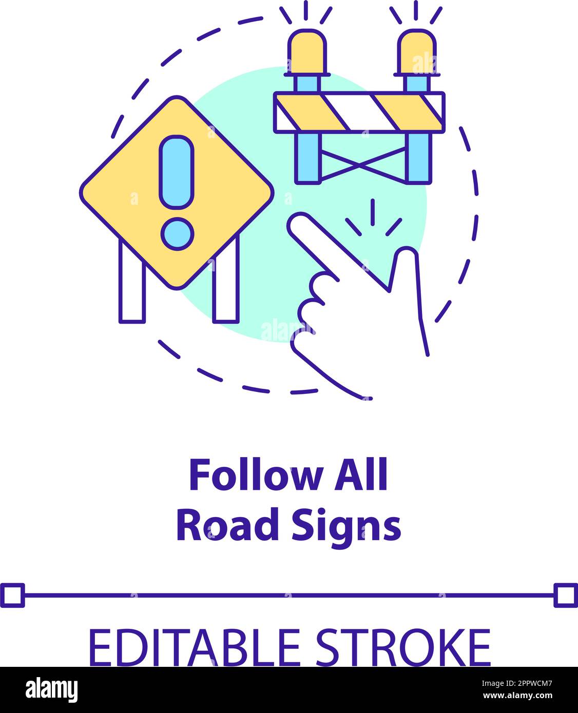 Follow me vehicle Stock Vector Images - Alamy