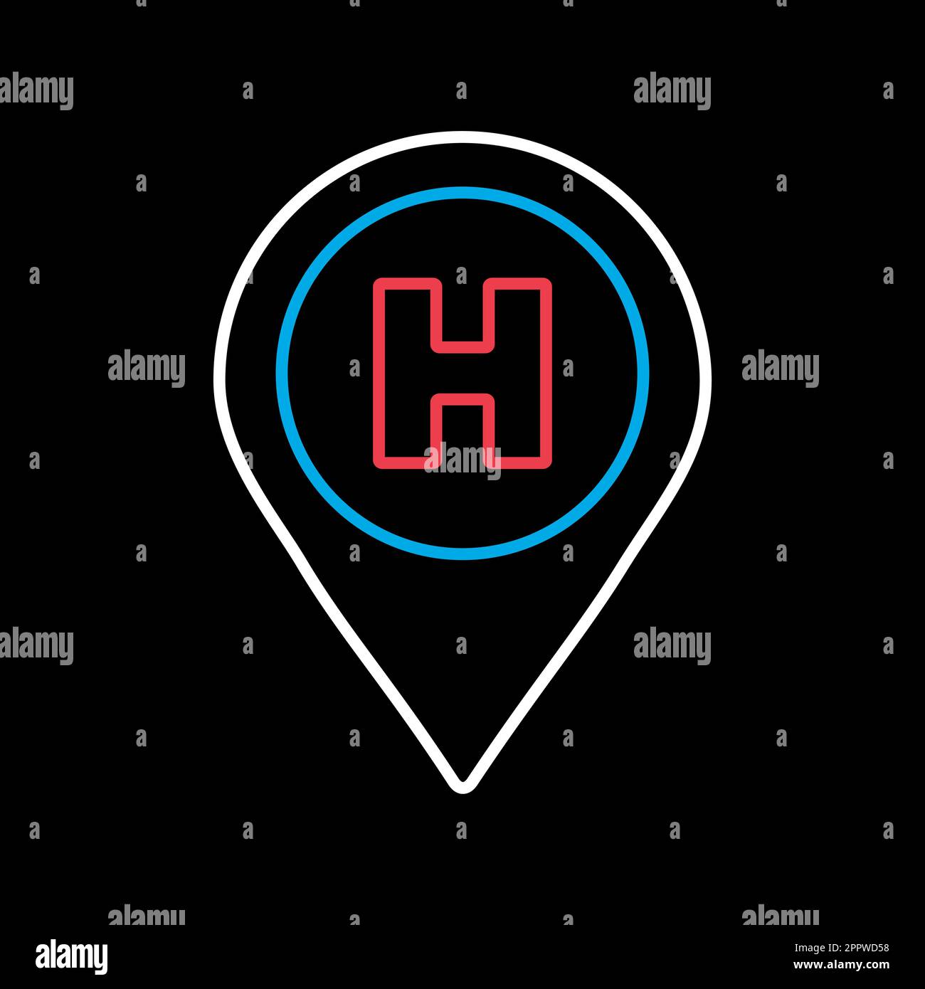 Medical surgery dark background Stock Vector Images - Alamy