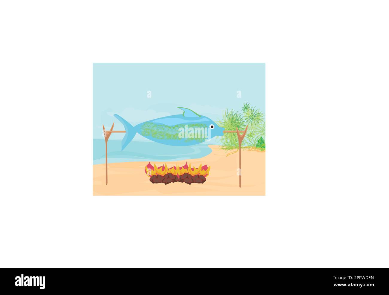 The spit Stock Vector Images - Alamy