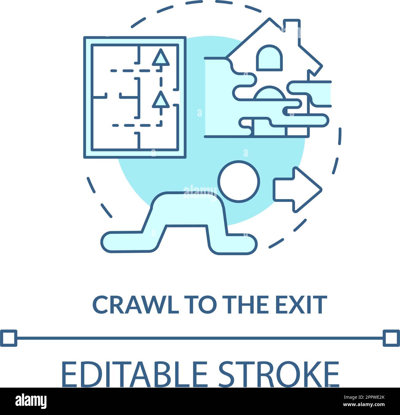 Fire safety crawl hi-res stock photography and images - Alamy