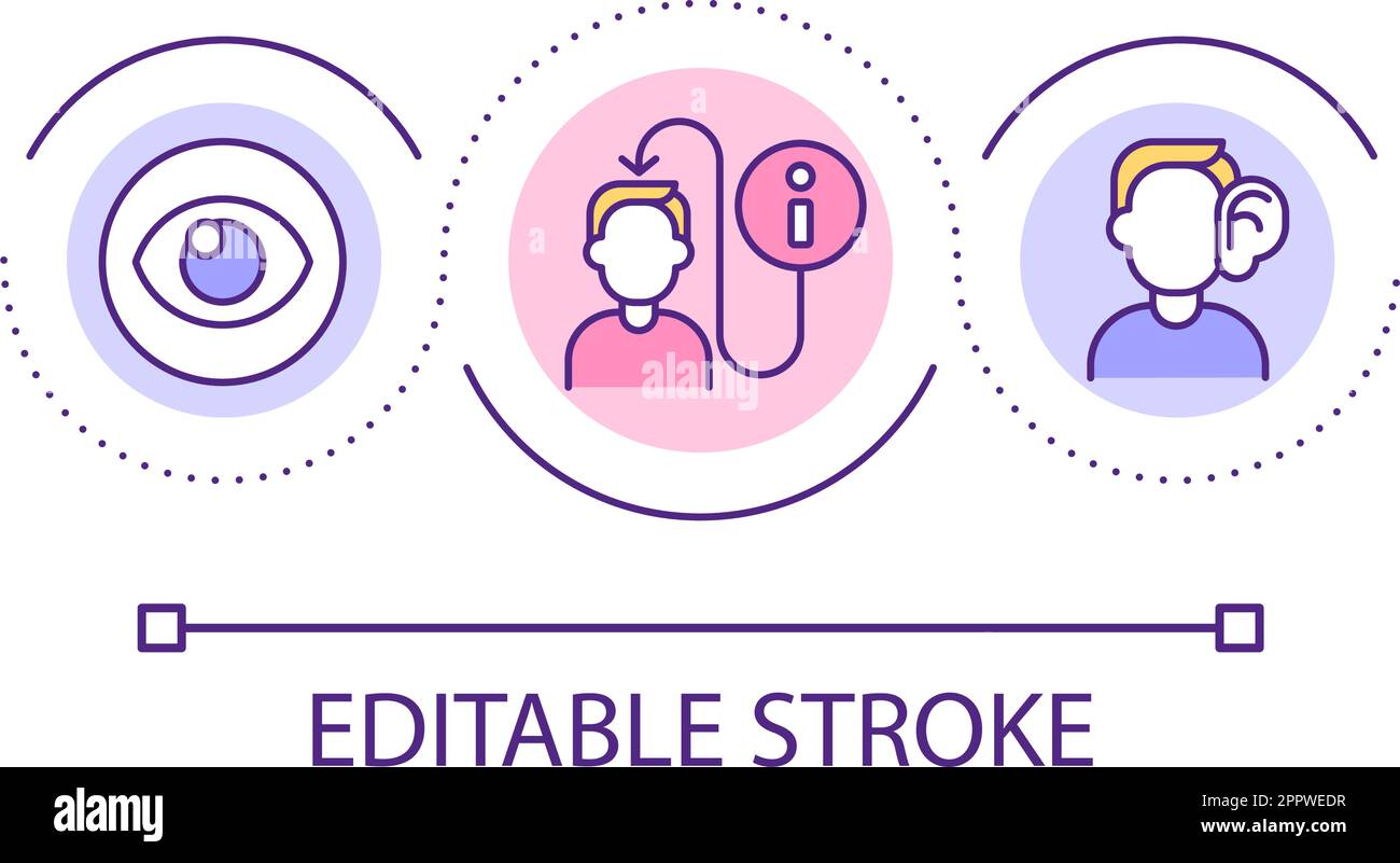 Human visual perception Stock Vector Images - Alamy