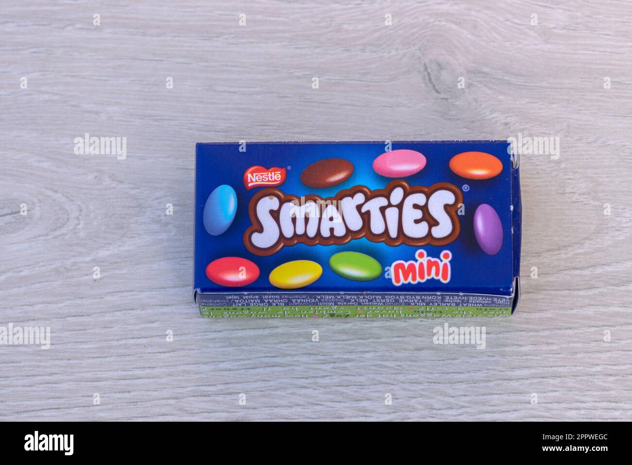 Smarties Box Rowntree Smarties Box New With Blue 125g