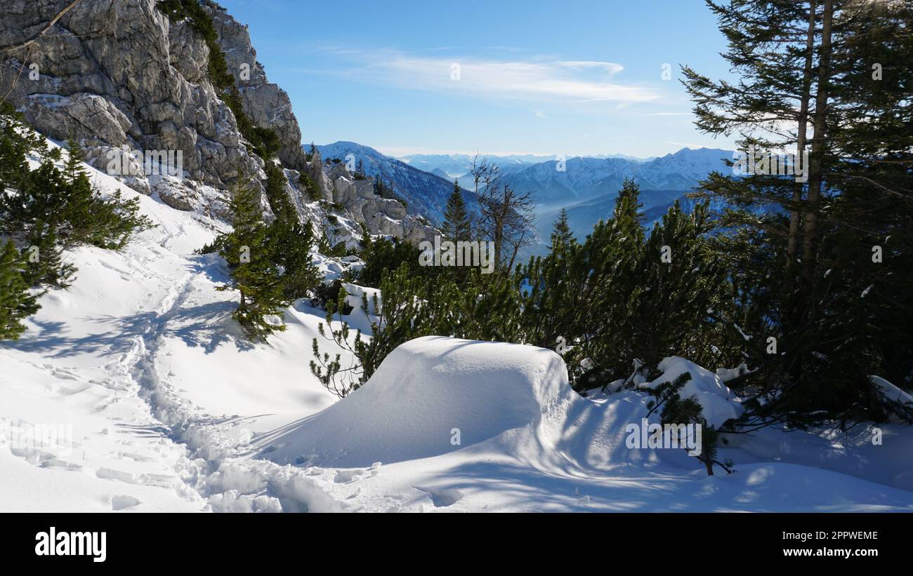 Hiking through bavarian alps hi-res stock photography and images - Alamy