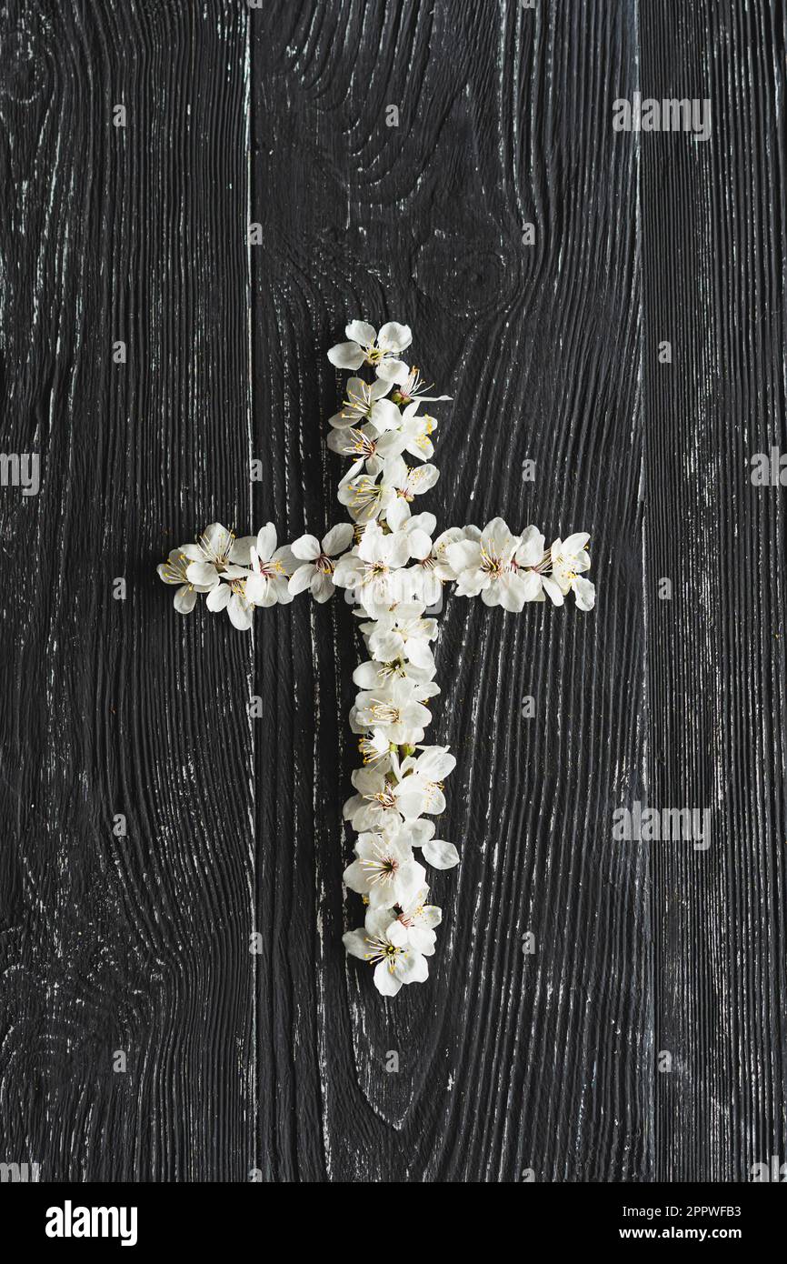 Cross symbolizing the death and resurrection of Jesus Christ Stock ...