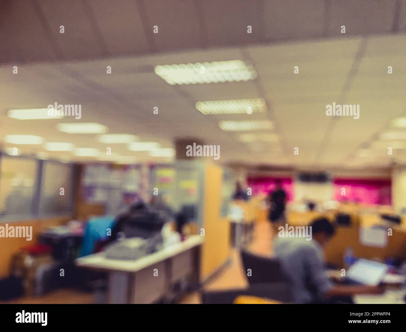Blur of office environment working background Stock Photo - Alamy