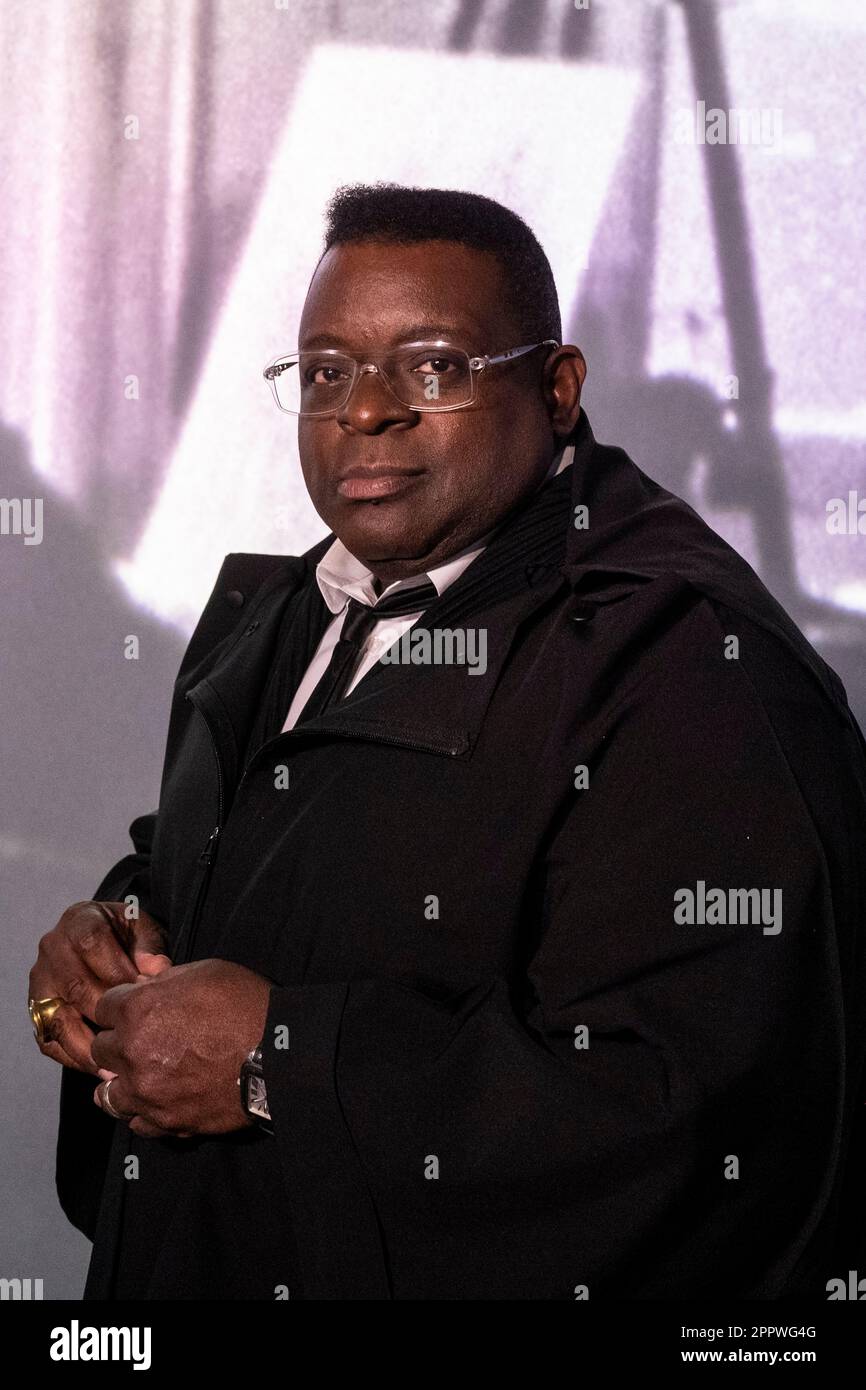 London, UK. 25 April 2023. Sir Isaac Julien at the preview of ‘Isaac ...