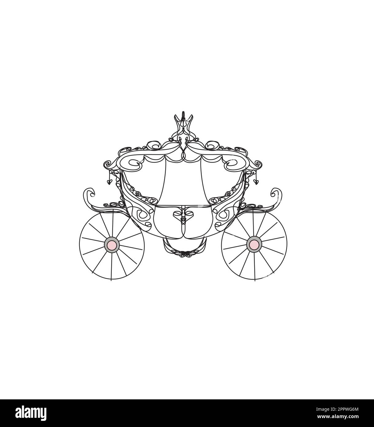 Cinderella Carriage Outline