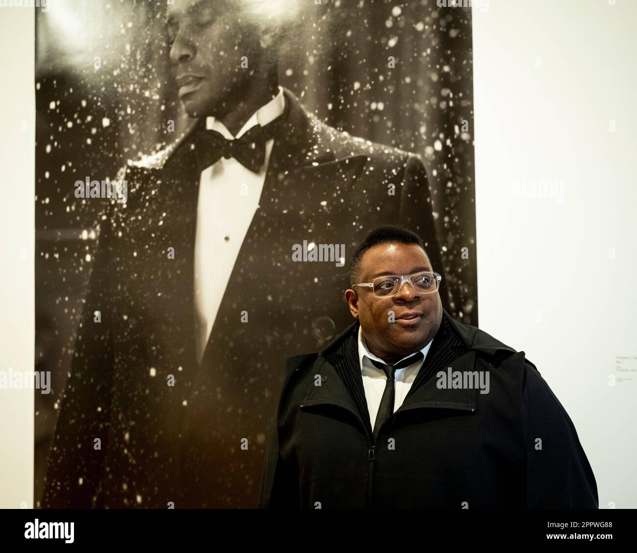London, UK. 25 April 2023. Sir Isaac Julien at the preview of ‘Isaac ...