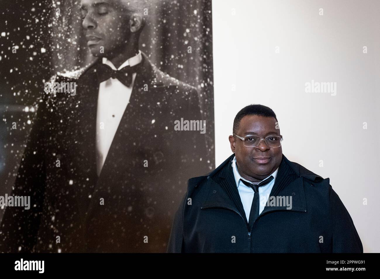 London, UK. 25 April 2023. Sir Isaac Julien at the preview of ‘Isaac ...