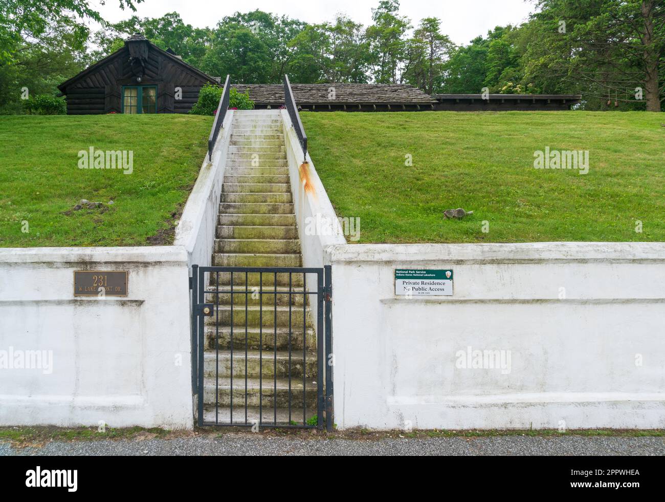 Lake Michigan's Indiana Dunes National Park Stock Photo - Alamy