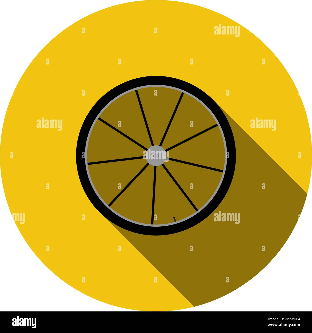 Bike Wheel Icon Stock Vector Image & Art - Alamy