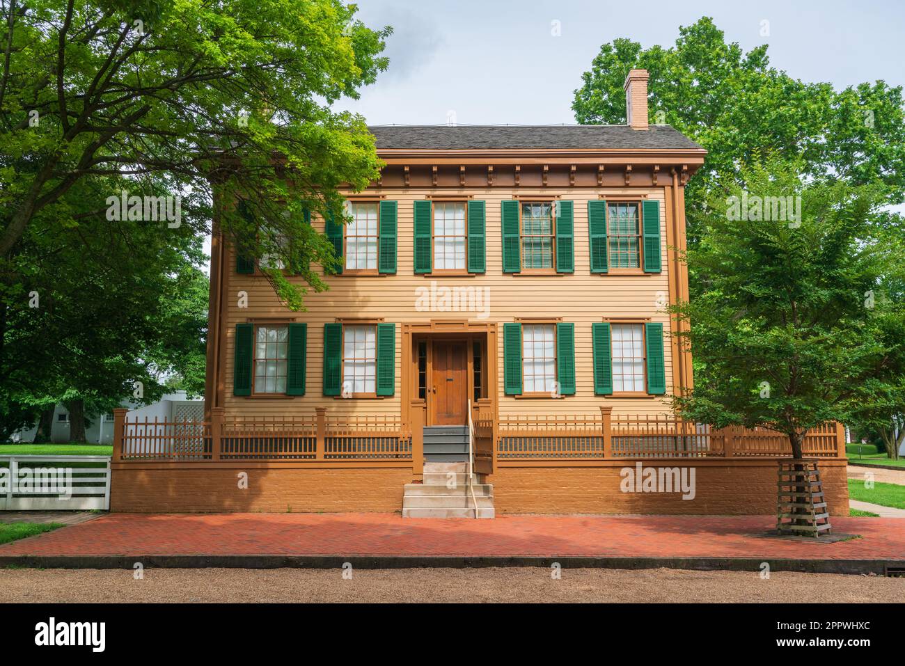 Lincoln Home National Historic Site Stock Photo - Alamy