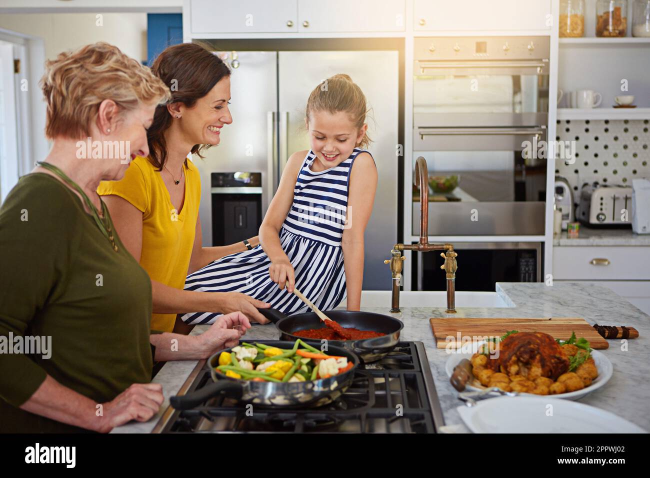 Theres one recipe this family swears by. a three generational family of ...