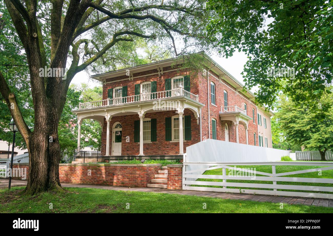 Lincoln Home National Historic Site Stock Photo - Alamy