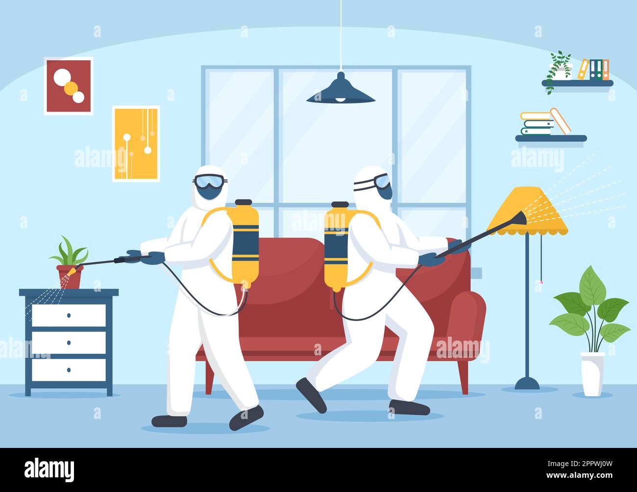 Pest Control Service with Exterminator of Insects, Sprays and House ...