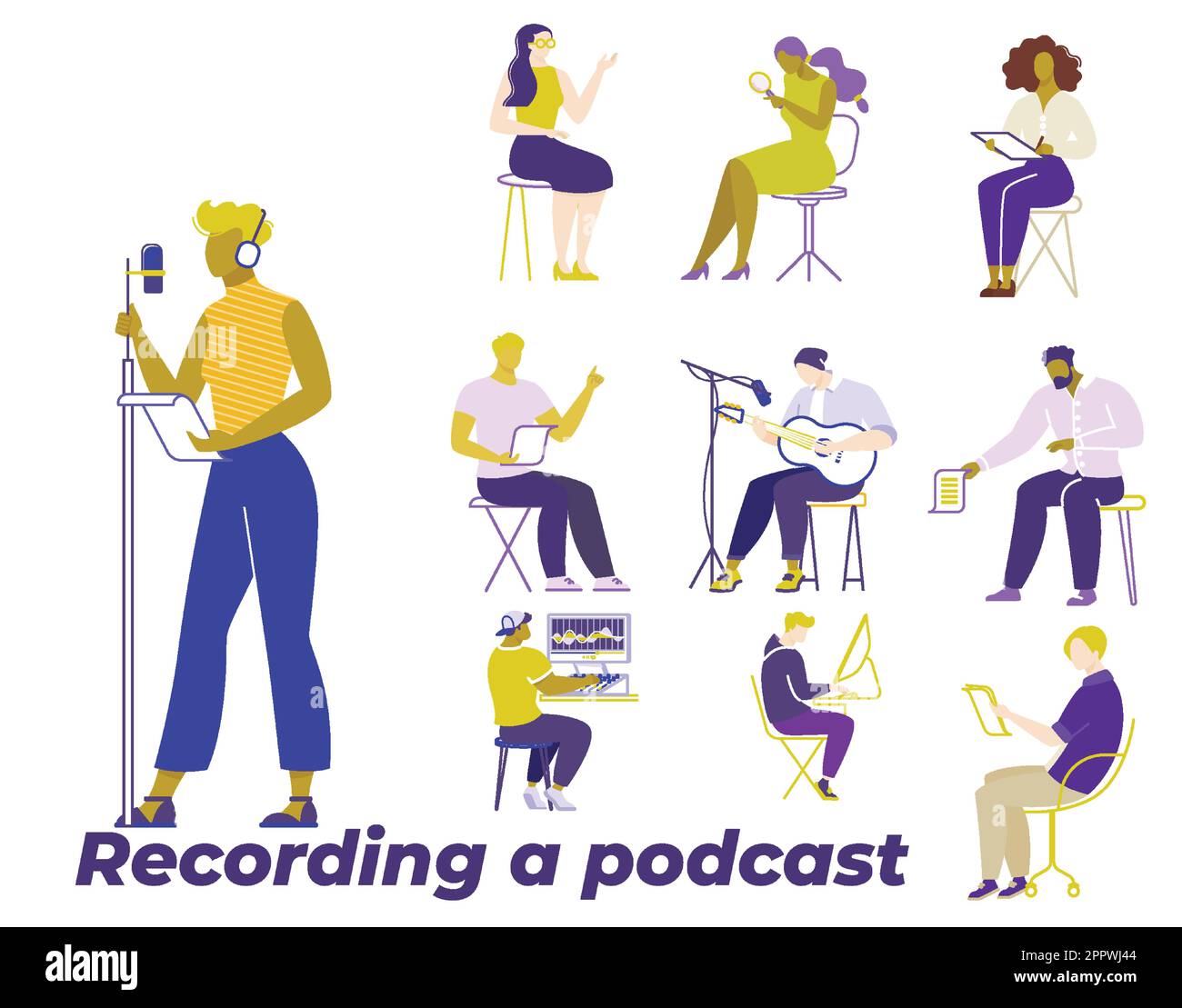 Recording set hi-res stock photography and images - Alamy