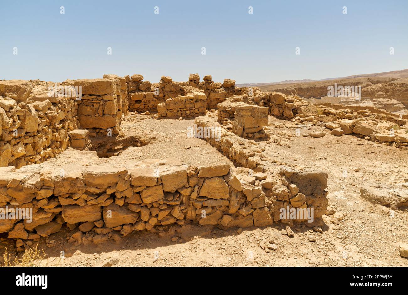 Masada ruins in southern Judean Desert in Israel Stock Photo - Alamy