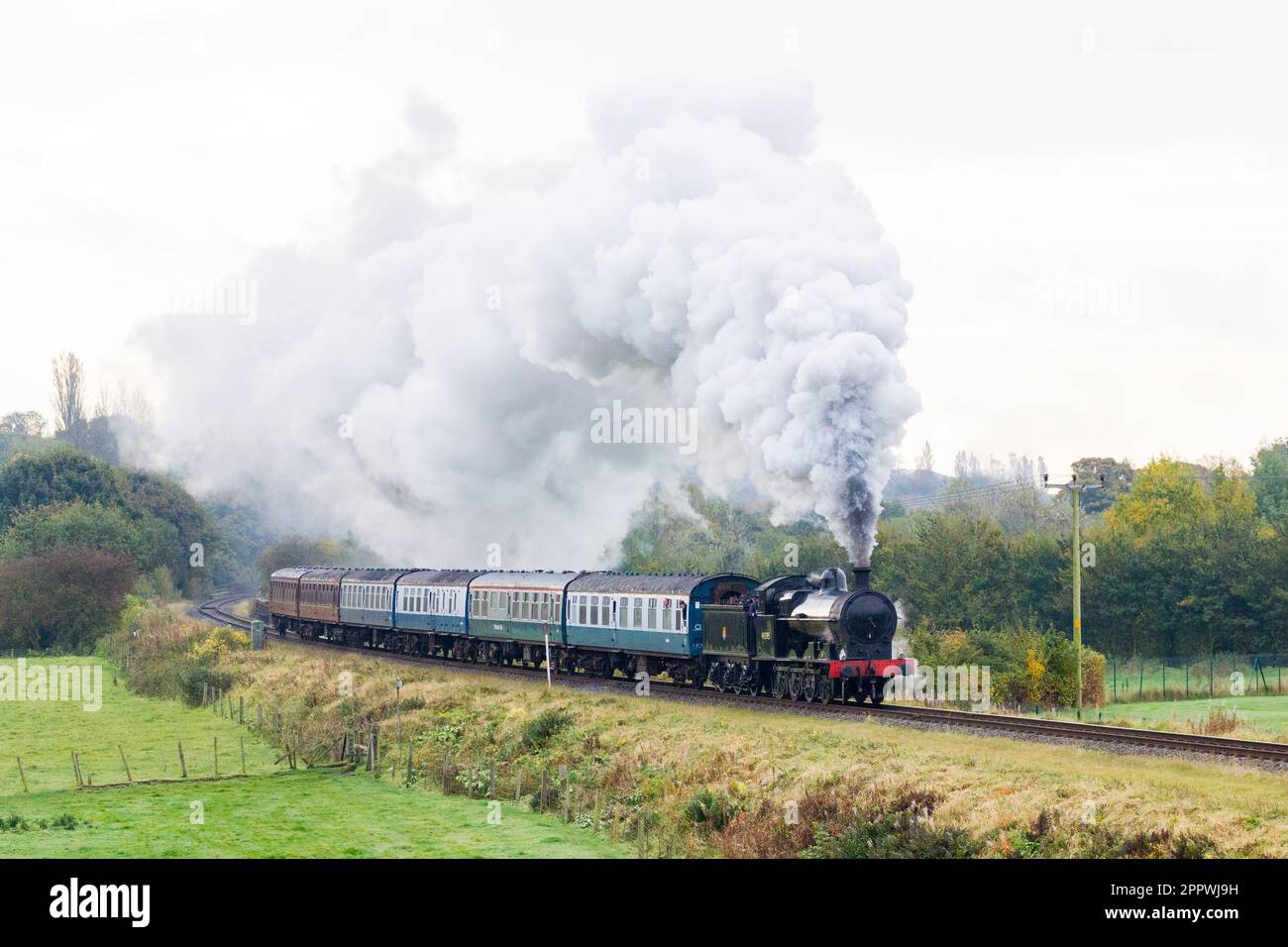 A steam railway gala on the East Lancashire Railway (ELR Stock Photo ...