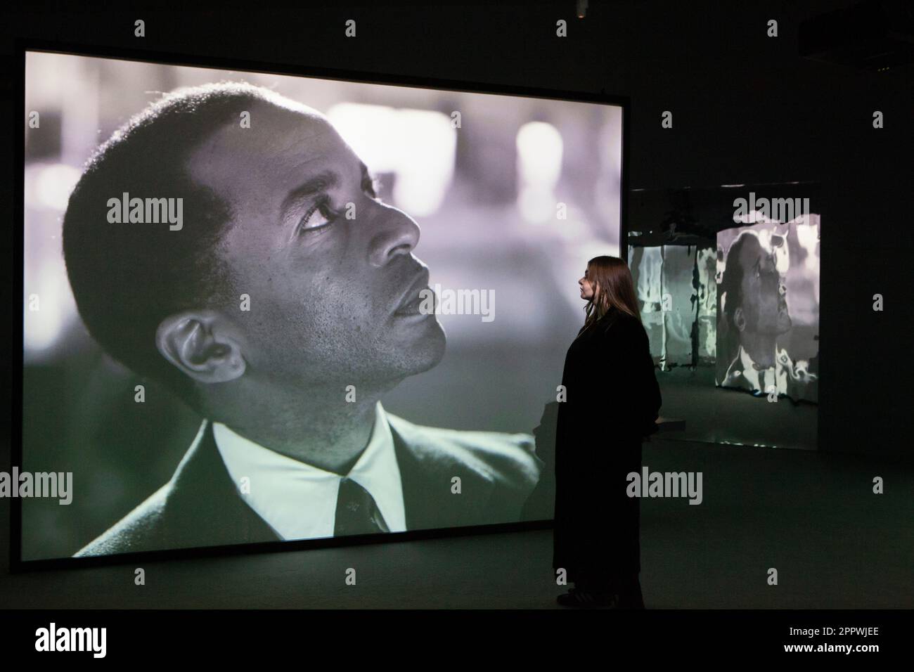 London, UK. 25th Apr, 2023. artist and film-maker Sir Isaac Julien ...