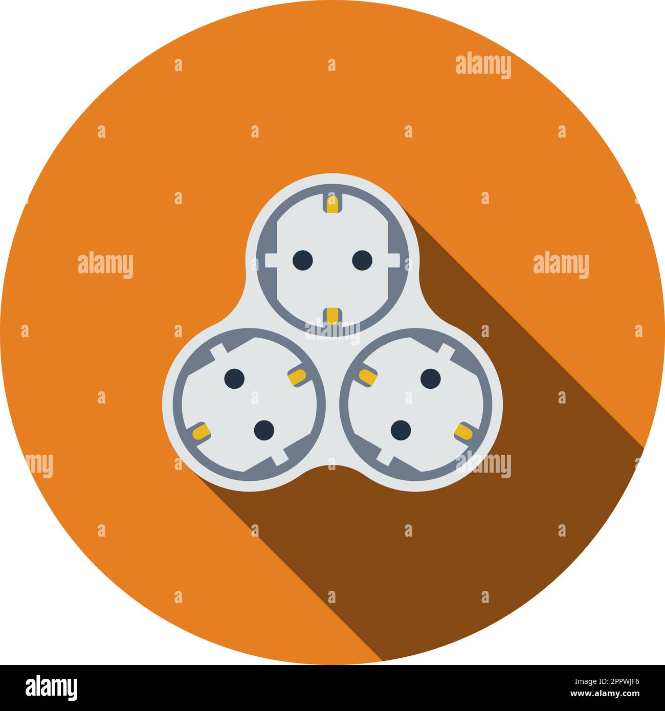 AC Splitter Icon Stock Vector Image & Art - Alamy