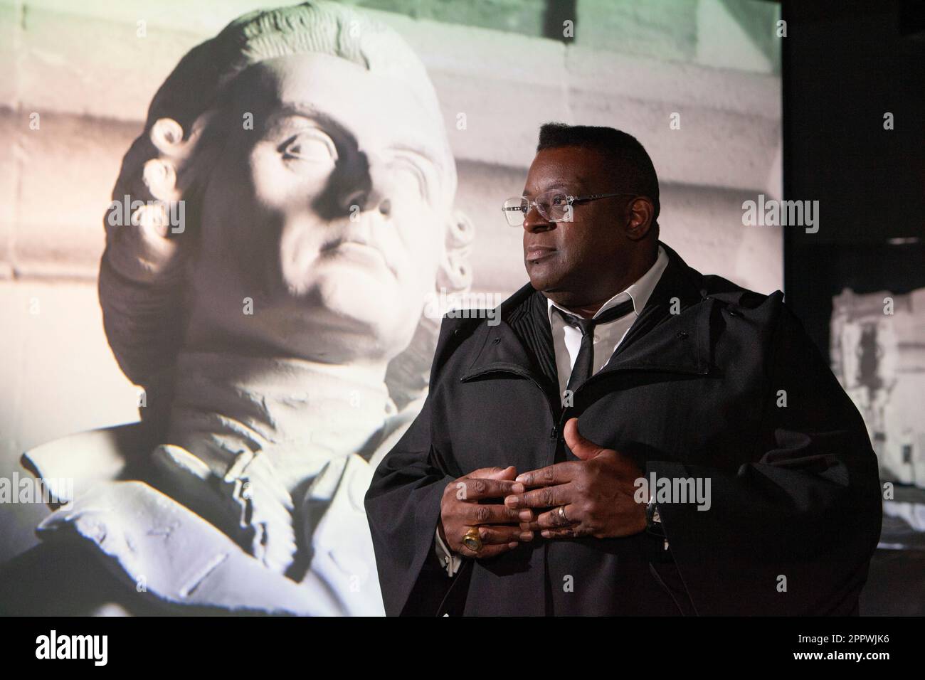 London, UK. 25th Apr, 2023. artist and film-maker Sir Isaac Julien ...
