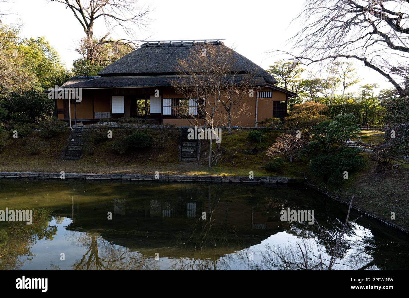 Katsura Imperial Villa built as a princely estate in the 17th century ...