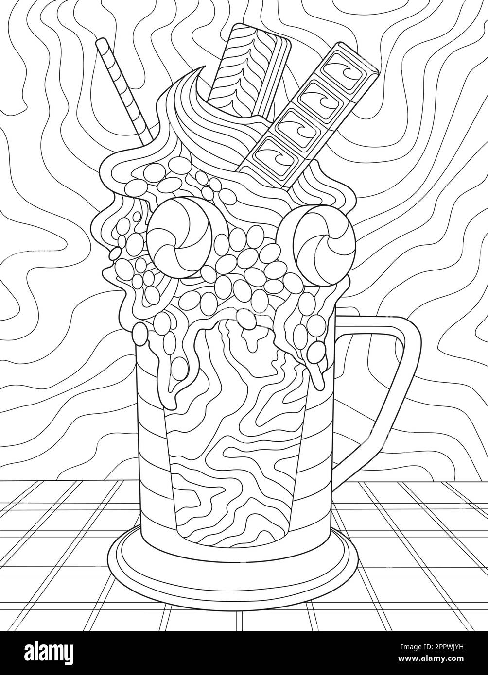 Asymmetrical unequal shaped form format of colourful thing object ...