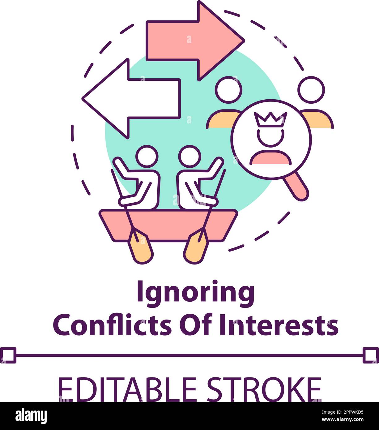 Unethical business behavior Stock Vector Images - Alamy