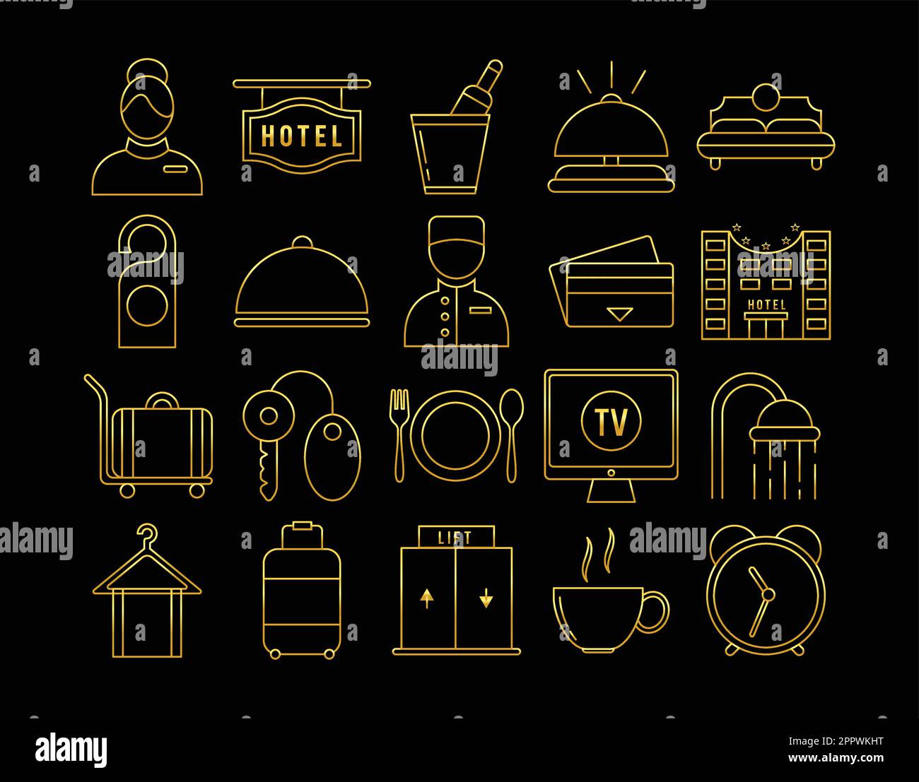 Gold treasure room Stock Vector Images - Alamy