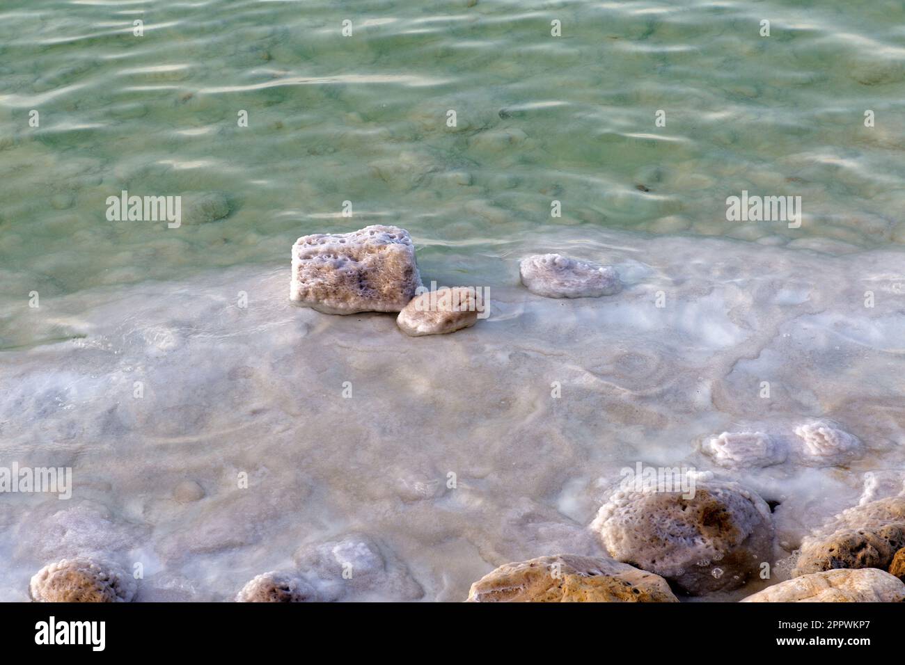 Dead Sea landscape in Israel Stock Photo - Alamy