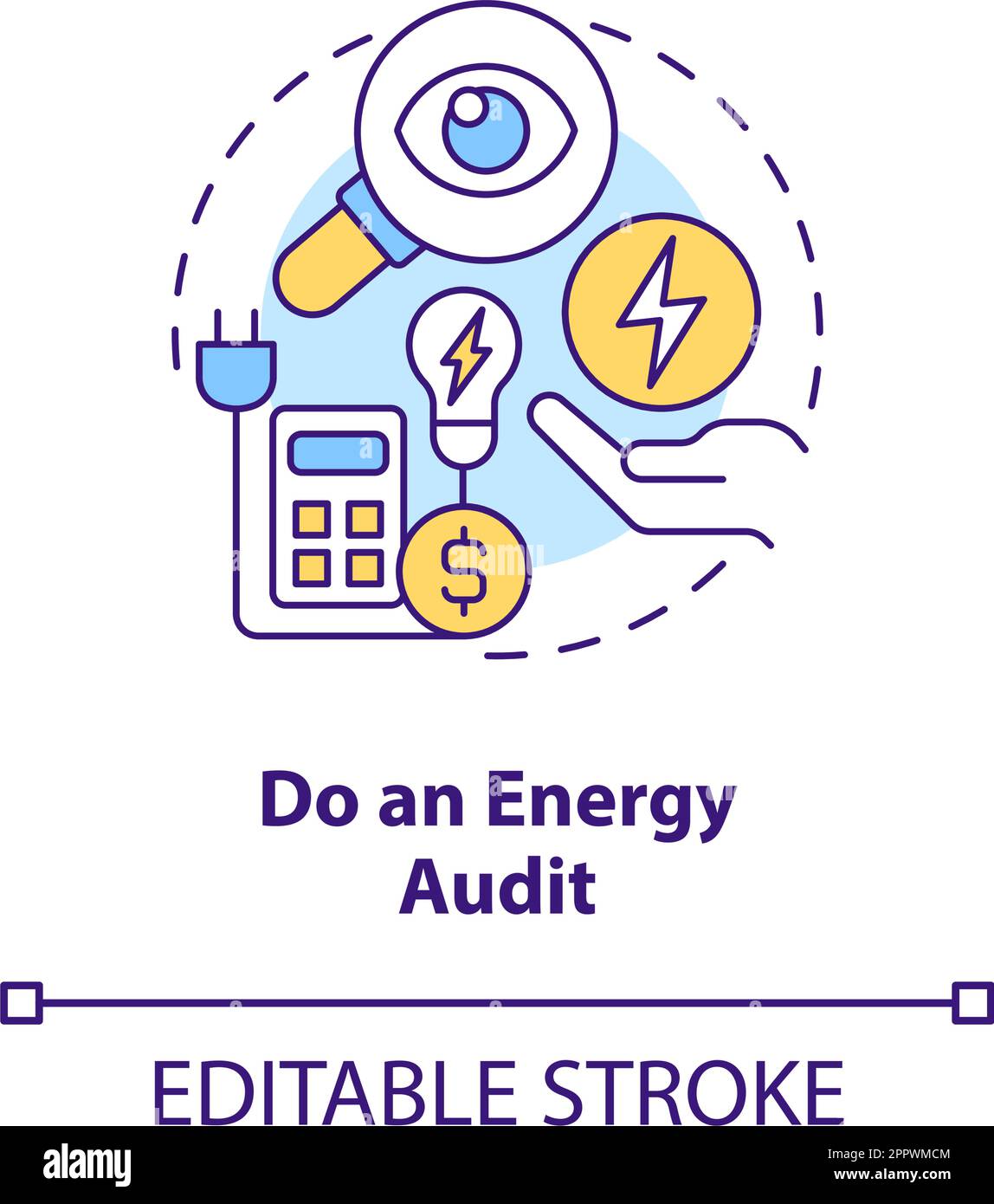 Energy audit Stock Vector Images - Alamy