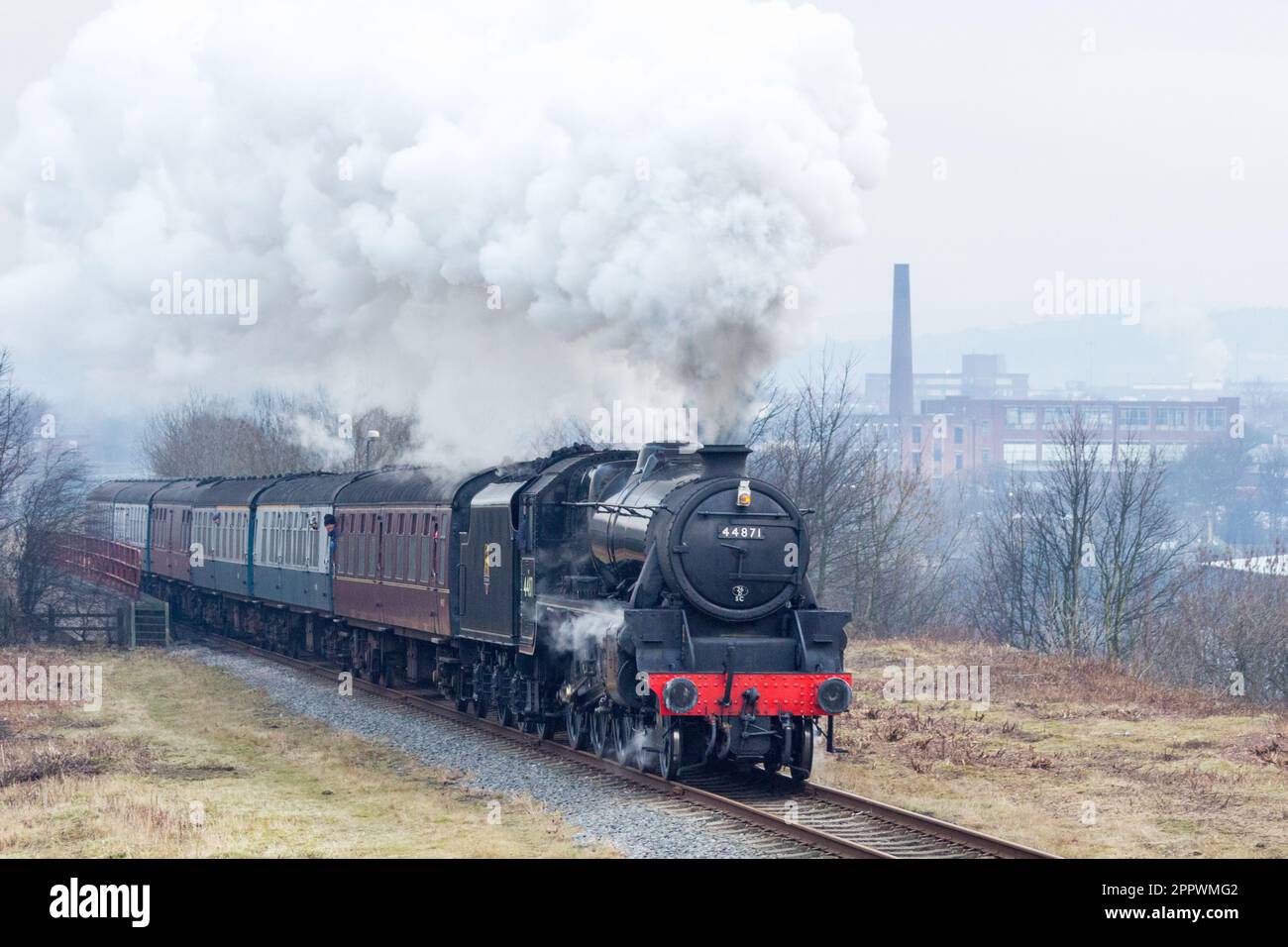 A steam railway gala on the East Lancashire Railway (ELR Stock Photo ...