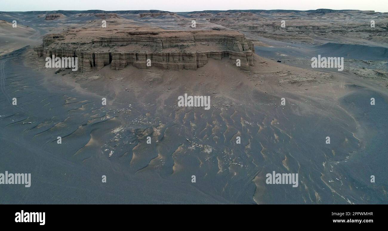 HAMI, CHINA - APRIL 22, 2023 - Aerial photo shows the view of the ...