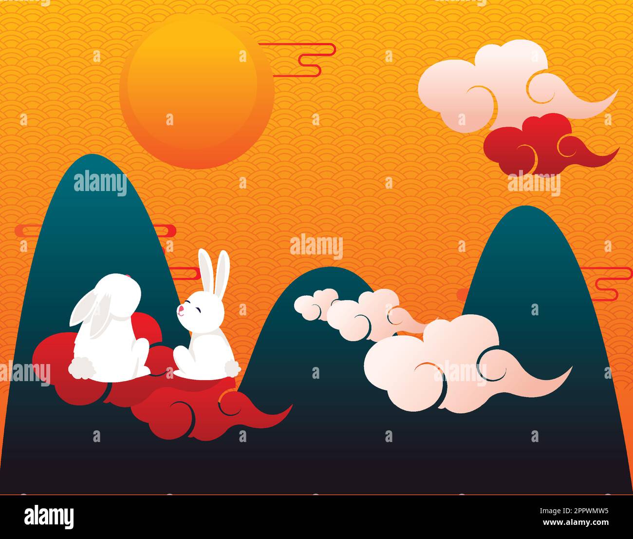 Asia spring festival celebration Stock Vector Images - Alamy