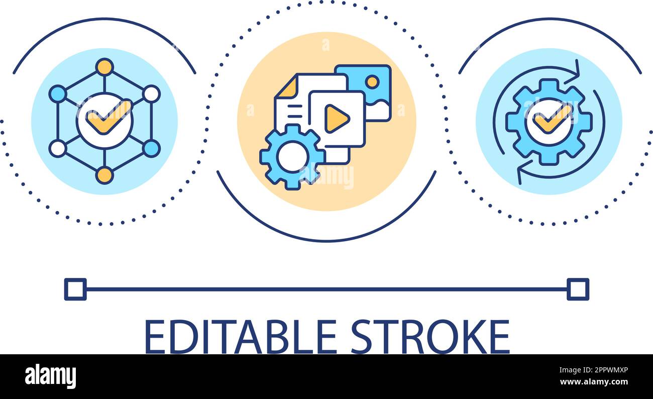 Smm circle Stock Vector Images - Alamy
