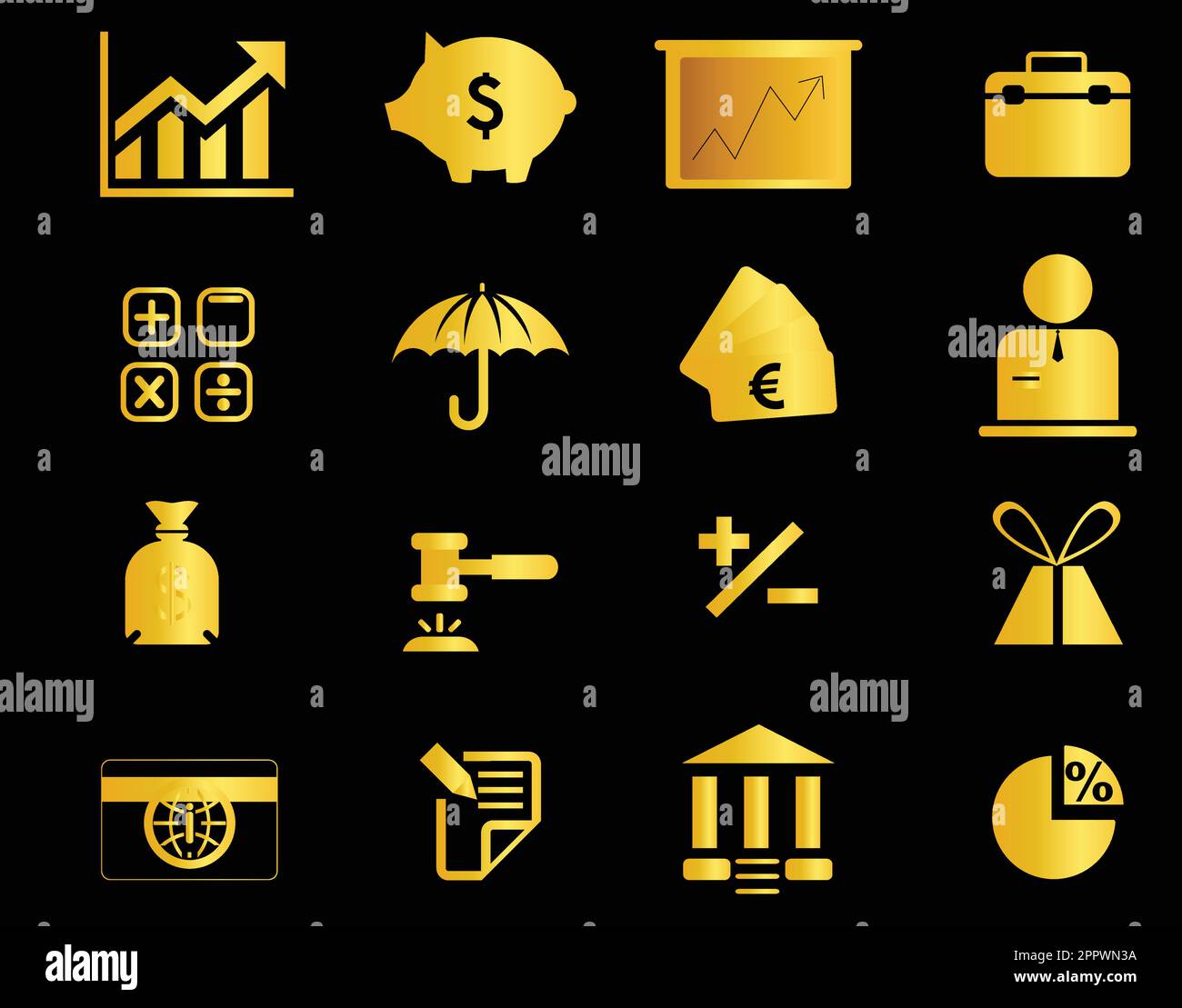 Gold credit card euro Stock Vector Images - Alamy