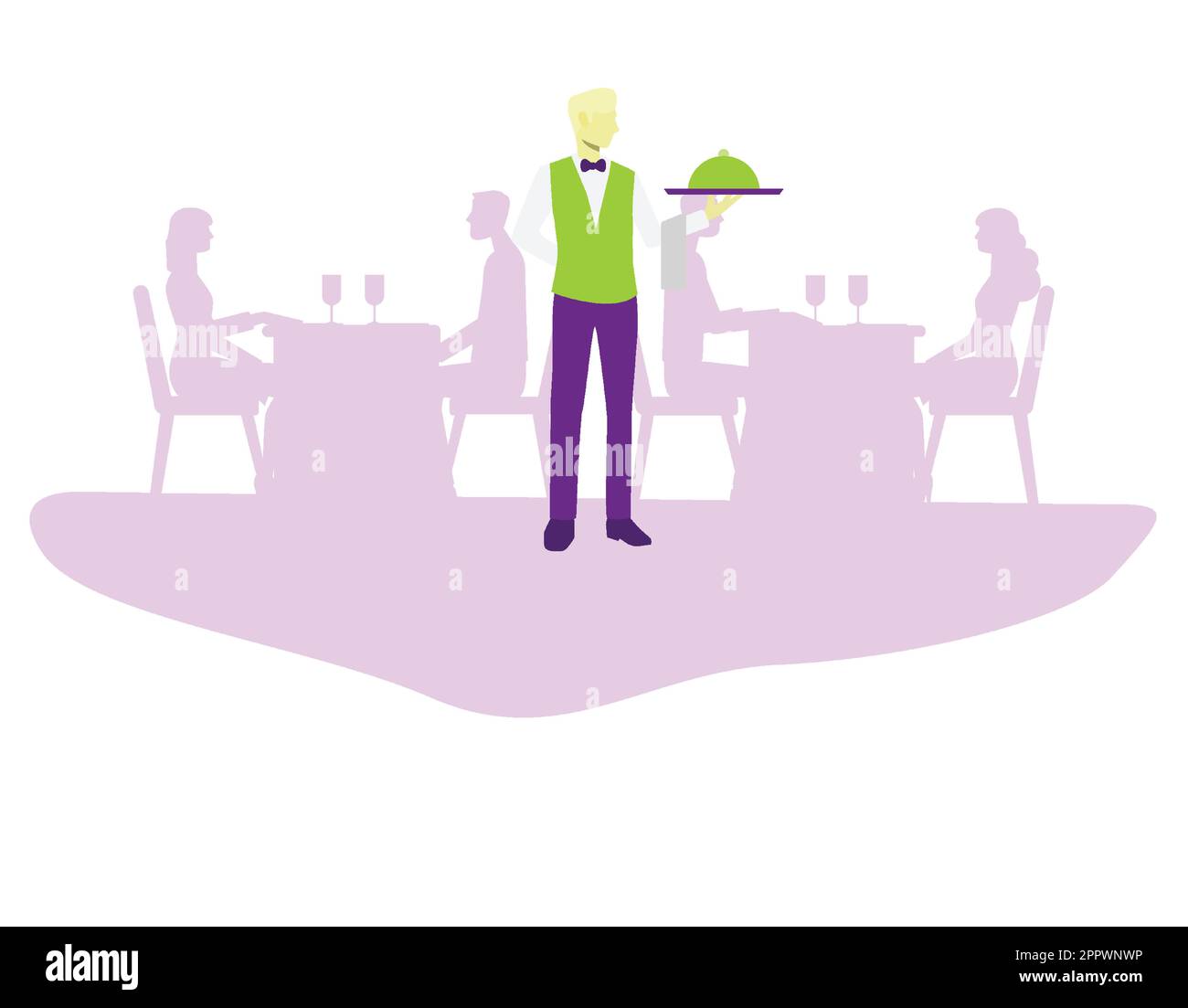 Man fast food eat table Cut Out Stock Images & Pictures - Alamy