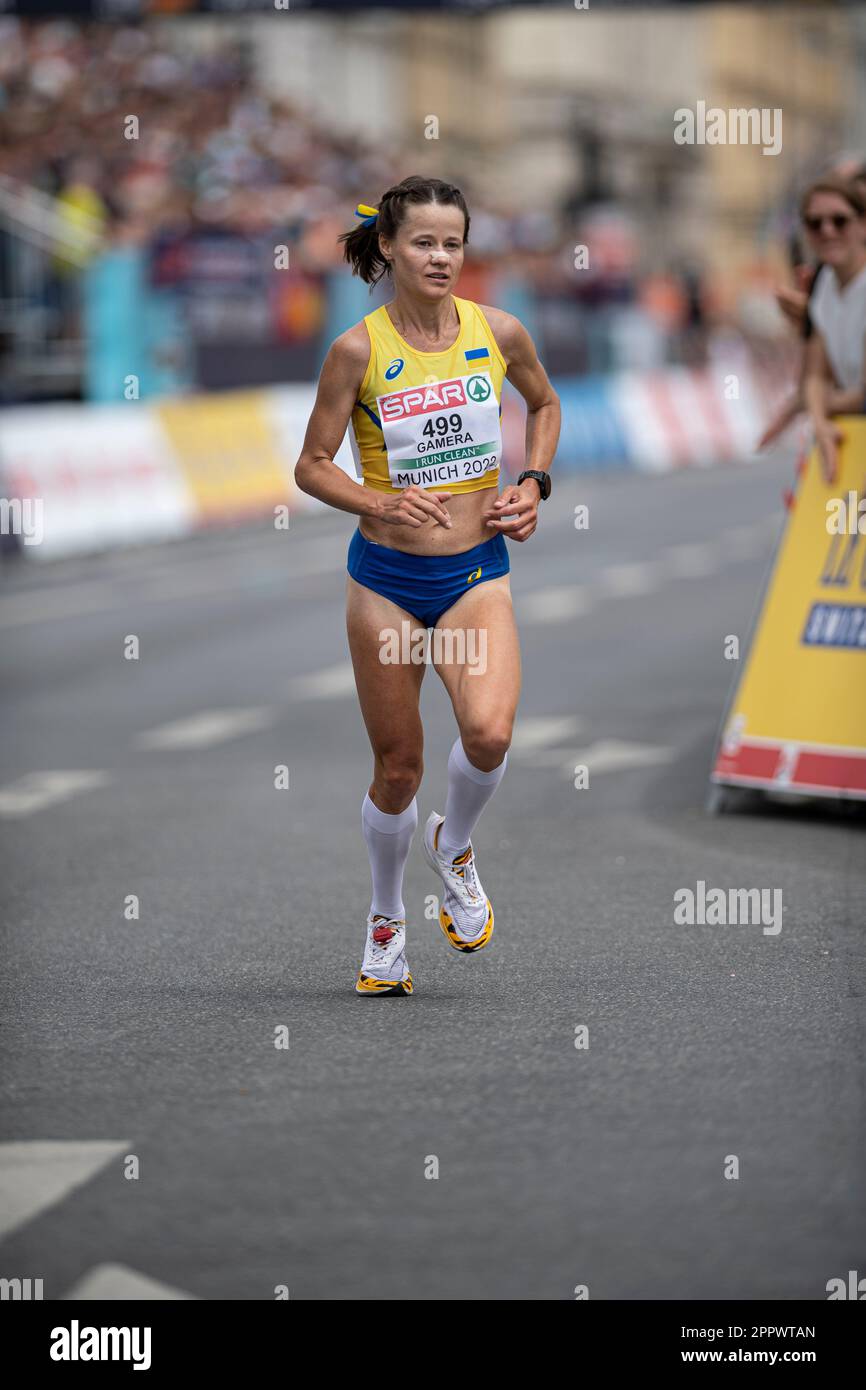 Tetyana Hamera-Shmyrko participating in the Marathon of the European ...