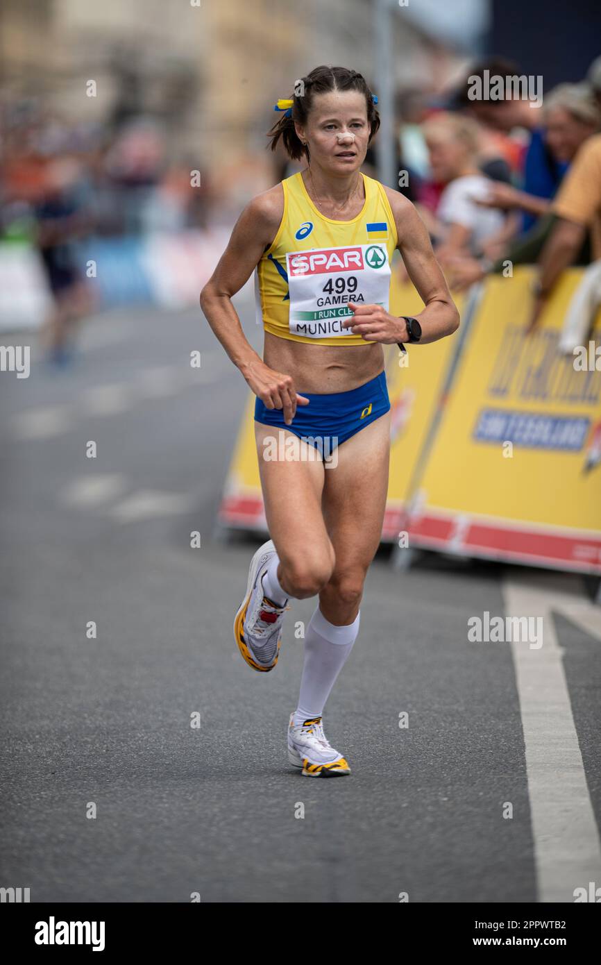 Tetyana Hamera-Shmyrko participating in the Marathon of the European ...