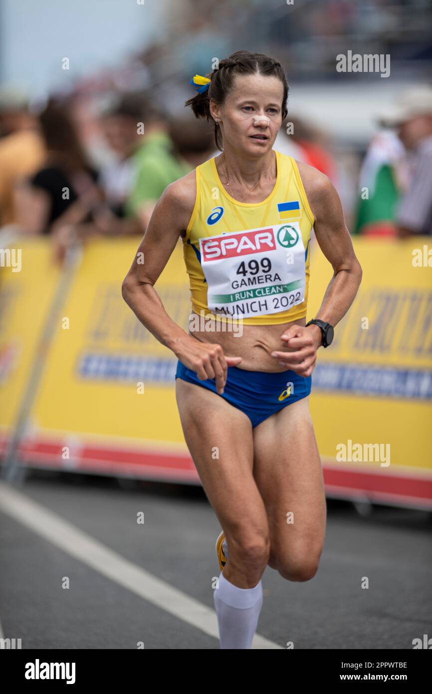 Tetyana Hamera-Shmyrko participating in the Marathon of the European ...