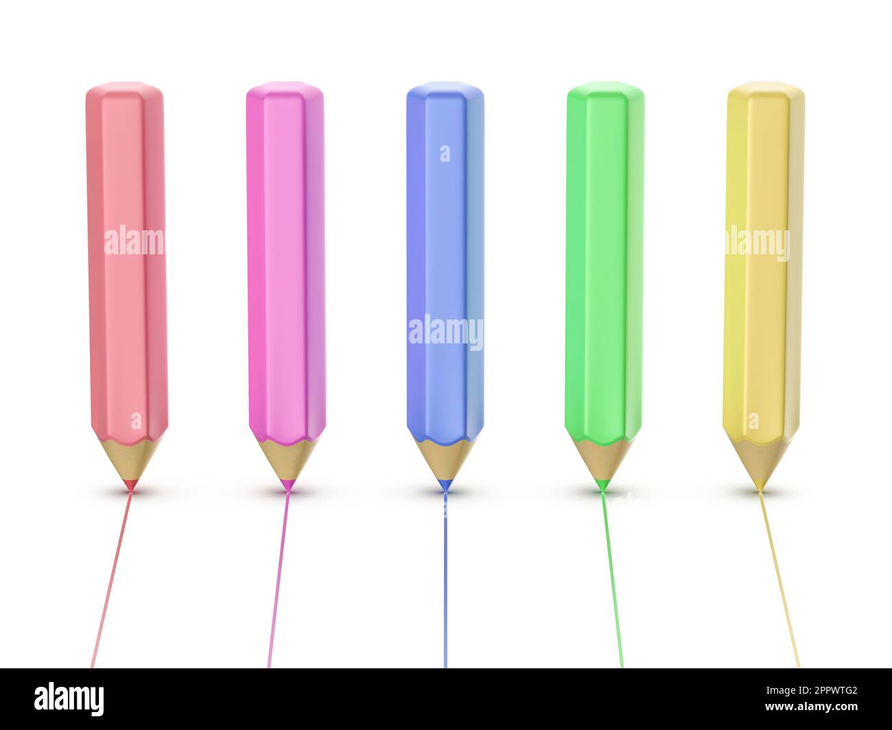 Cartoon drawing colored pencil hi-res stock photography and images - Alamy