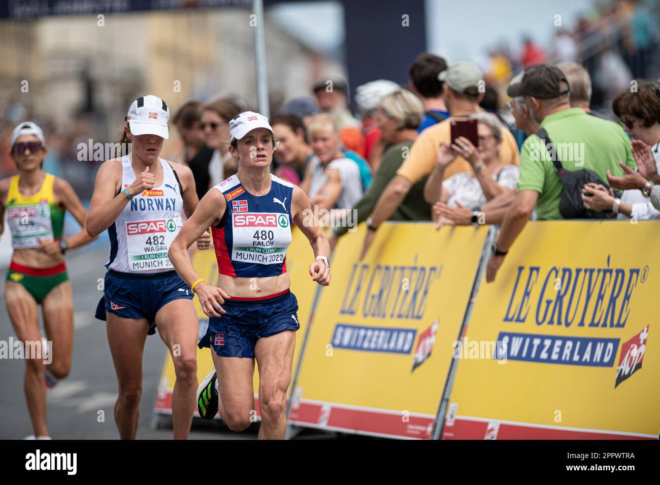 FALCH RUNA SKROVE participating in the Marathon of the European ...
