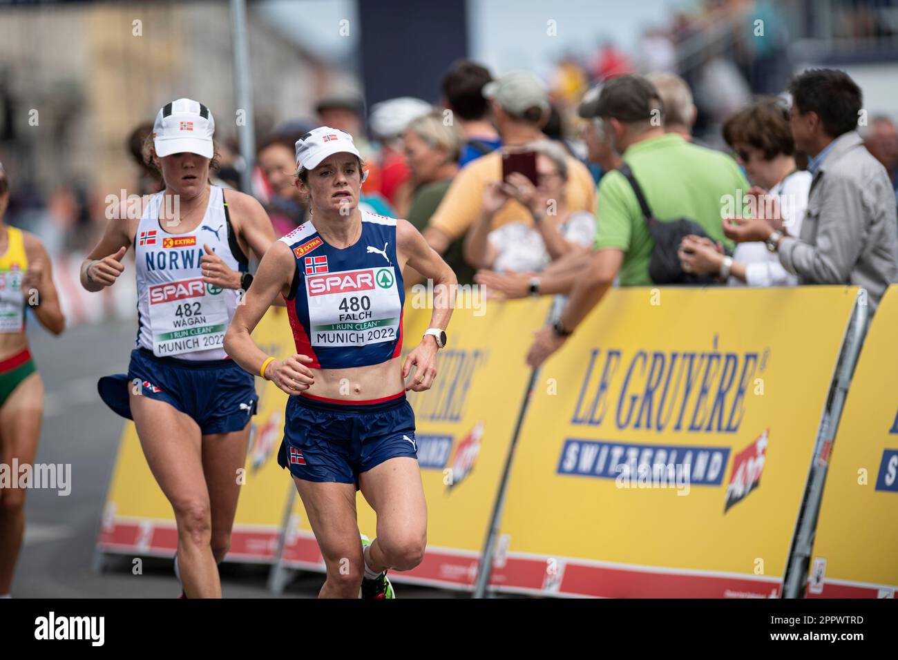 FALCH RUNA SKROVE participating in the Marathon of the European ...
