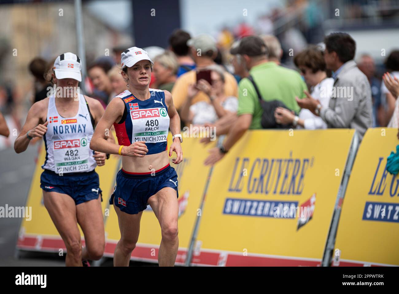 FALCH RUNA SKROVE participating in the Marathon of the European ...
