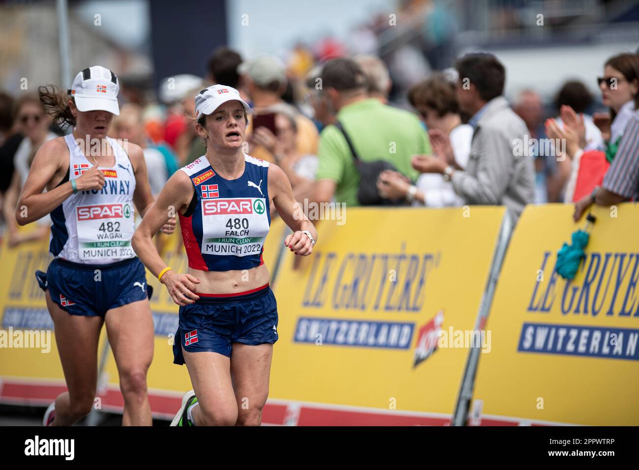 FALCH RUNA SKROVE participating in the Marathon of the European ...